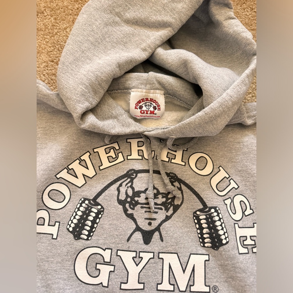 Vintage Powerhouse Gym Hoodie - Gem